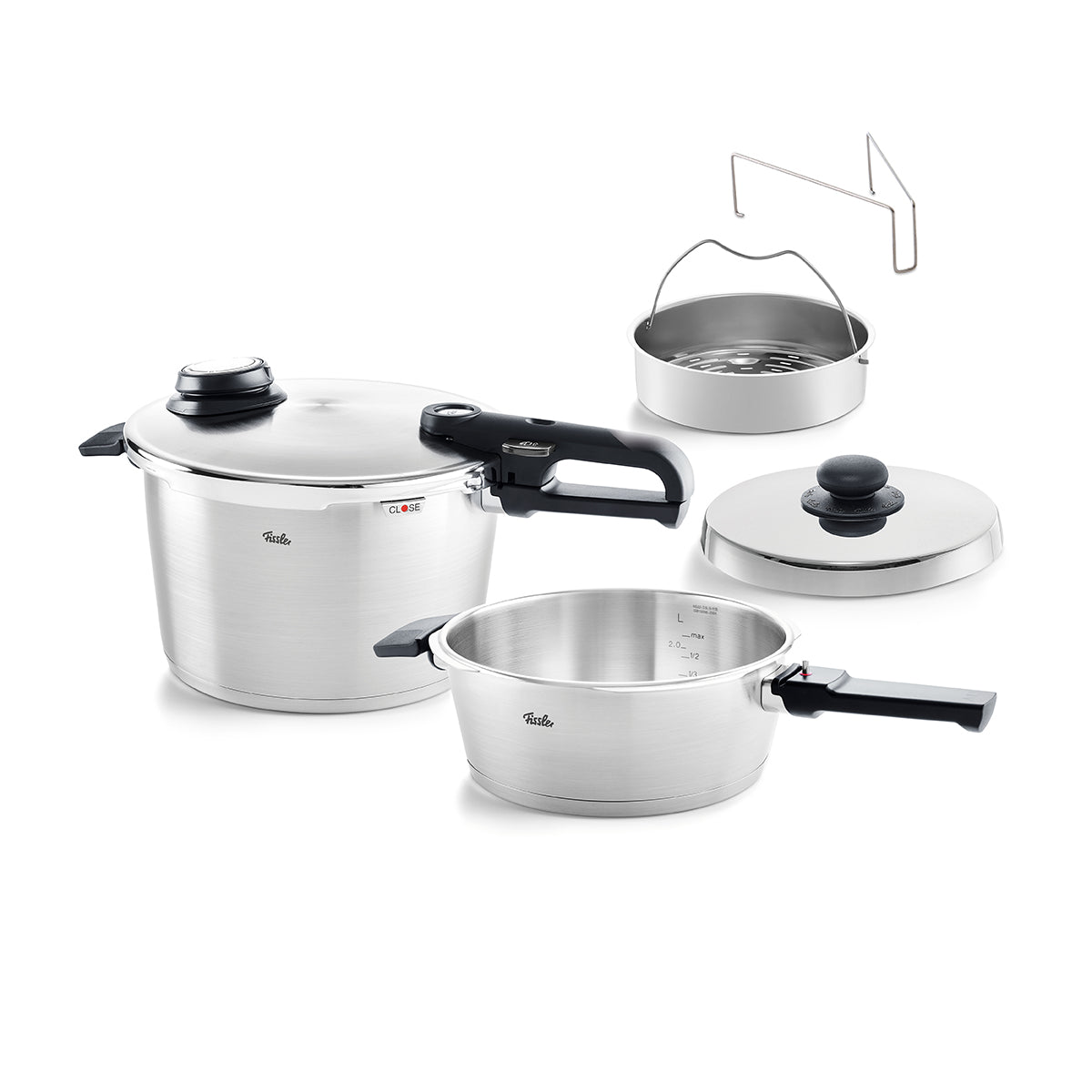 Vitavit® Premium - Set (Schnellbratpfanne 4L, Schnellkochtopf 8L ...